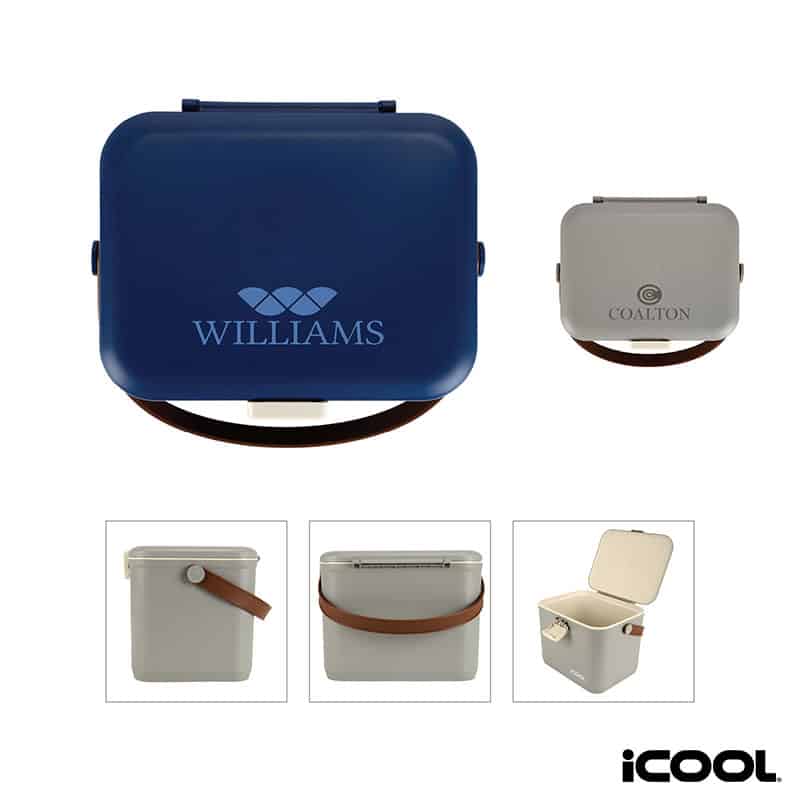 Custom-Branded iCOOL Hale 18-Can, 10.5 Qt Hard Sided Cooler | BrandedCoolers.com