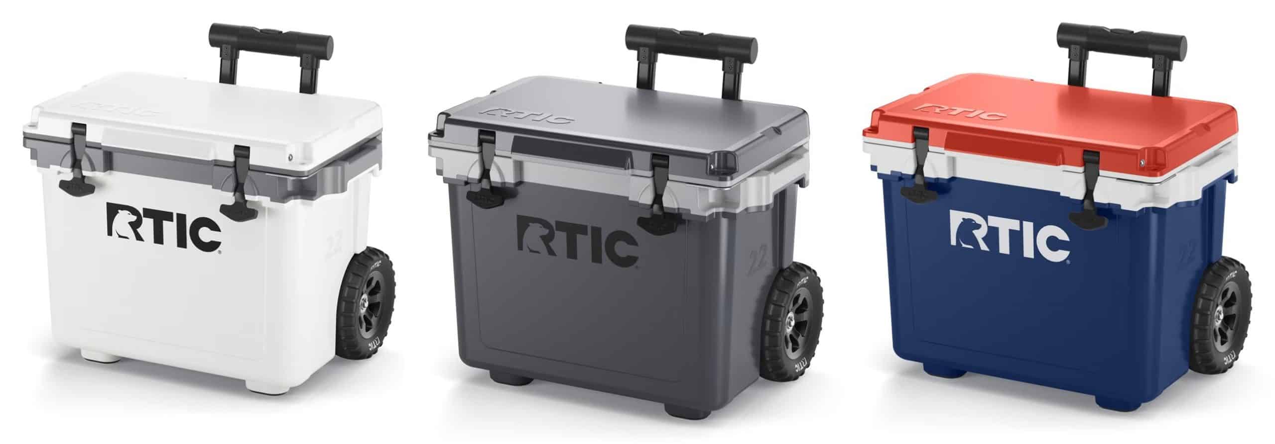 Custom-Branded Rtic 22 QT Ultra-Light Wheeled Cooler | BrandedCoolers.com