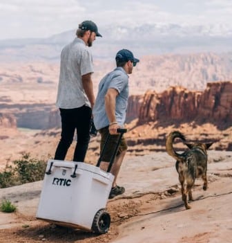 Custom RTIC® 45 QT Ultra-Tough Wheeled Cooler with Logo ...