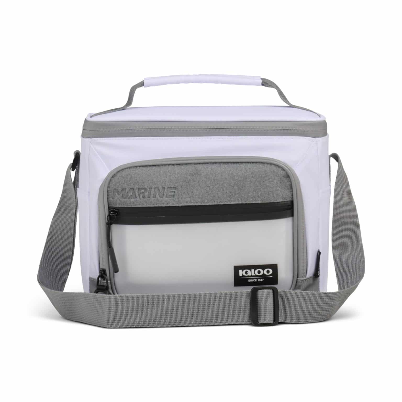 Custom Igloo® Marine 12 Can Cube Cooler – White with Logo ...